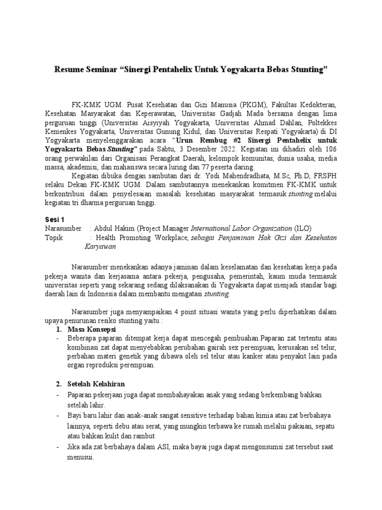 Tugas Resume Seminar | PDF