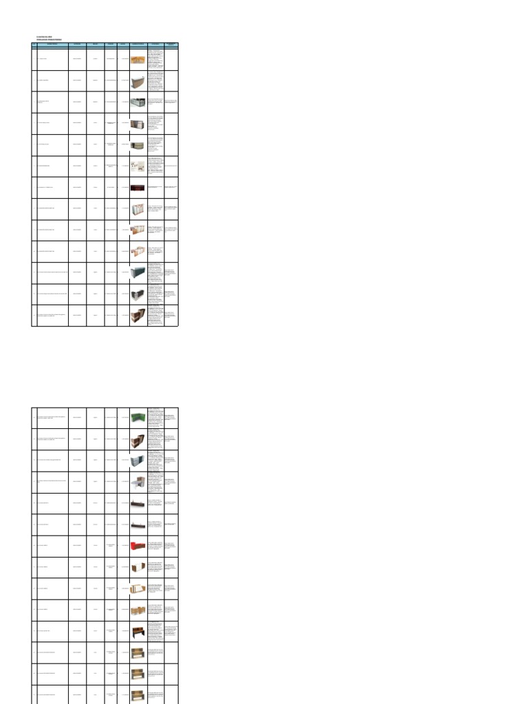 Data Produk & Vendor E-Catalog LKPP - Meja Counter | PDF