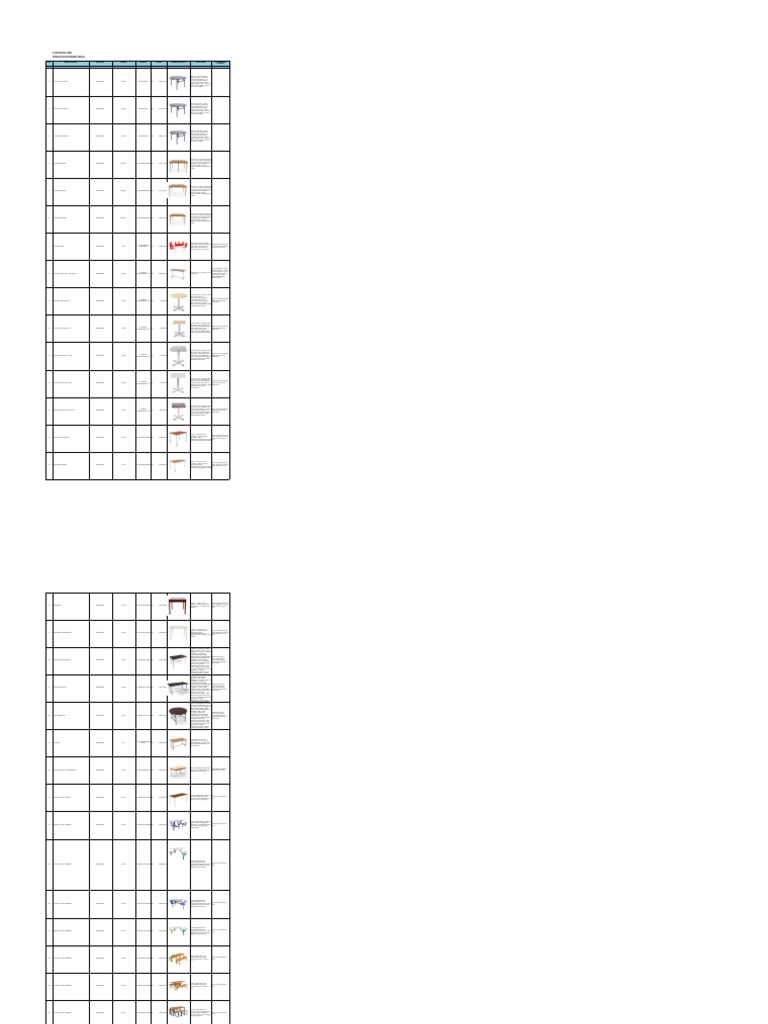 Data Produk & Vendor E-Catalog LKPP - Meja Makan | PDF | Building ...