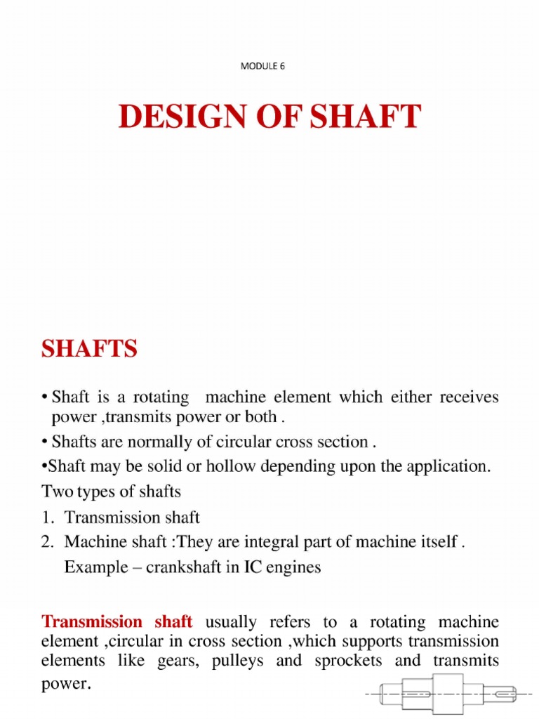 Shaft Design | PDF | Stress (Mechanics) | Bending