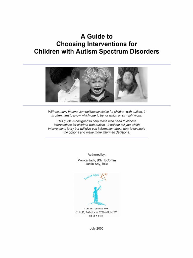 A Guide To Autism Interventions | PDF