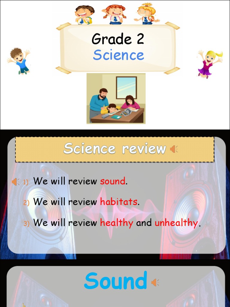 English For Kids Grade 2 Science: Sound | PDF