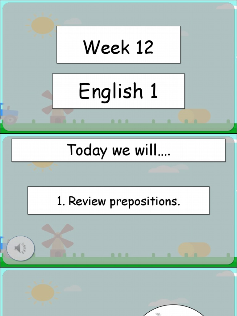English For Kids Grade 2 Prepositions | PDF