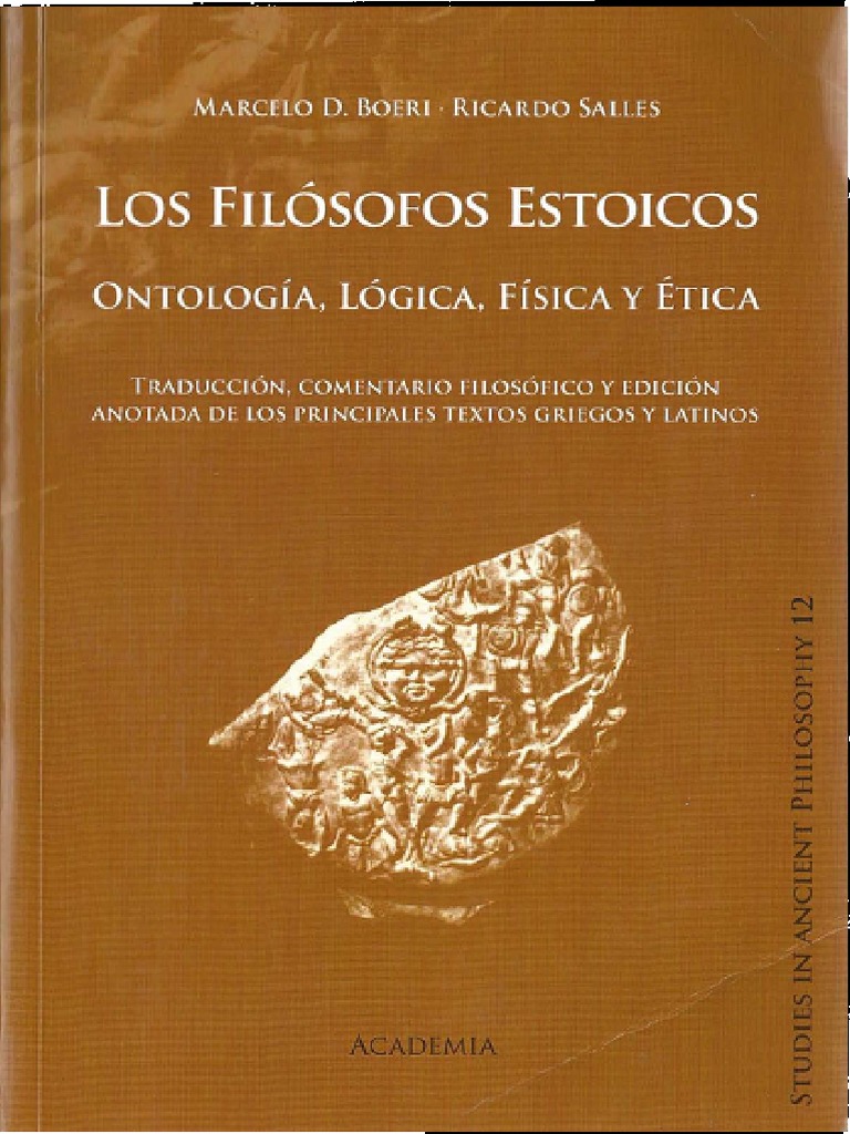 Los Filósofos Estoicos. Ontología, Lógica, Física y Ética | PDF ...