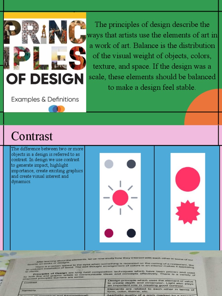 Principles of Design | PDF | The Arts | Subjective Experience