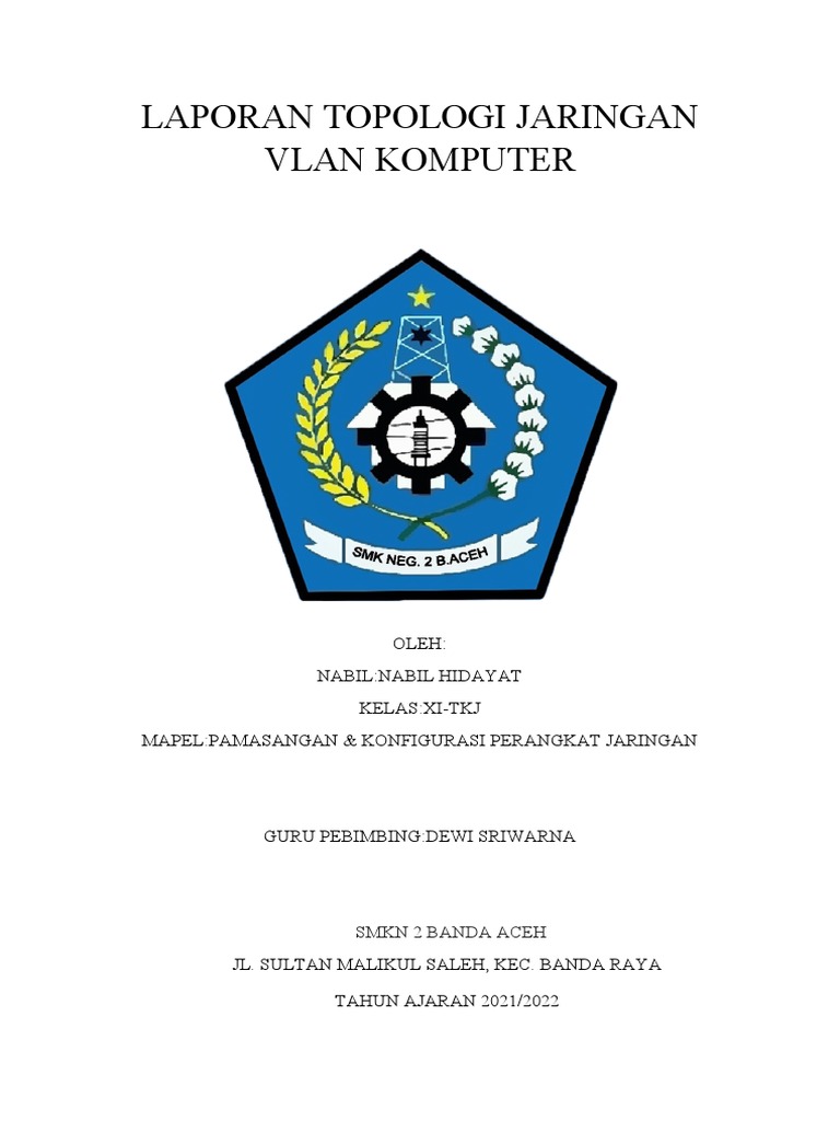 Laporan Topologi Jaringan Vlan Komputer | PDF