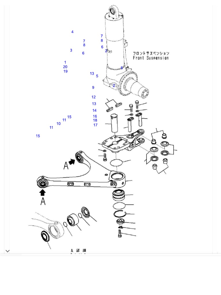 HD785 Front Axle 5614081111 | PDF