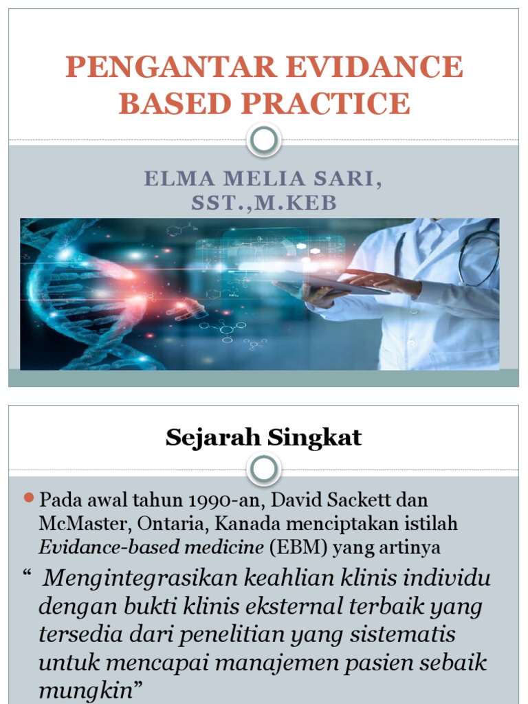 Pengantar Evidance Based Practice | PDF