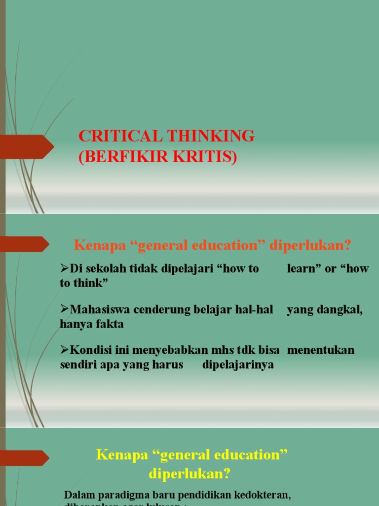 2 Berfikir-Kritis | PDF