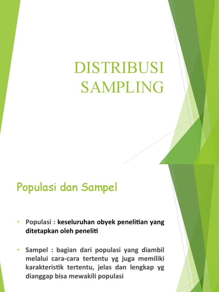 Distribusi Sampling | PDF