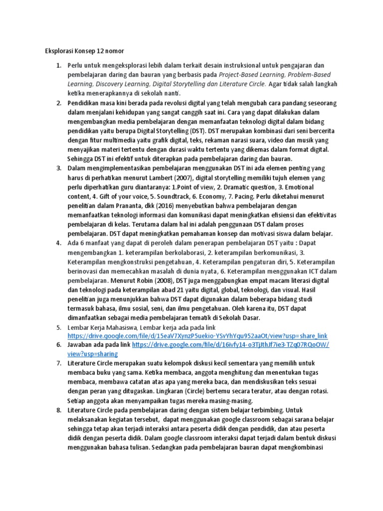 DESAIN PEMBELAJARAN DARING DAN BAURAN BERBASIS PROJECT-BASED LEARNING | PDF