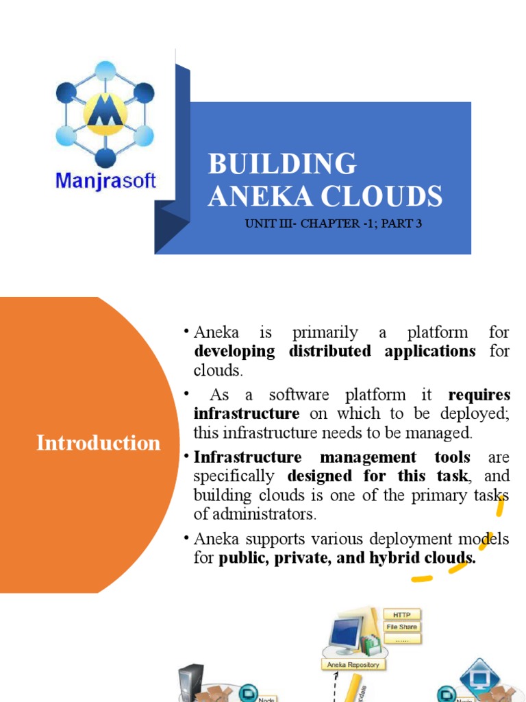 UNIT III Building Aneka Clouds | PDF | Cloud Computing | Virtualization
