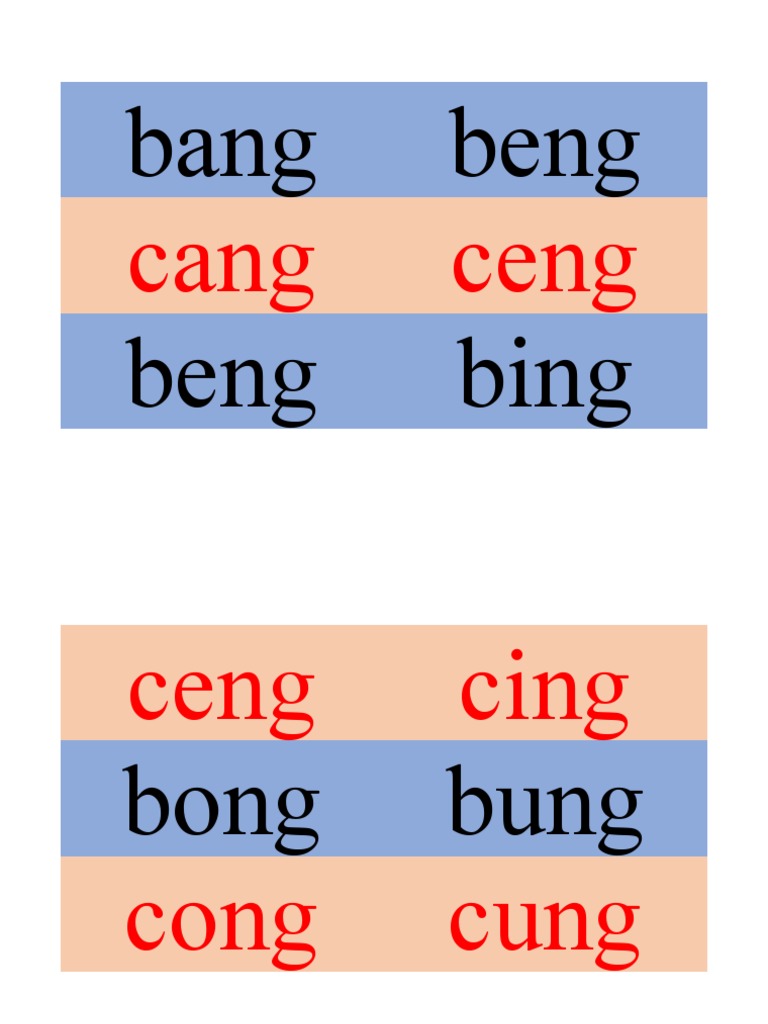 Bang Beng Beng Bing: Cang Ceng | PDF
