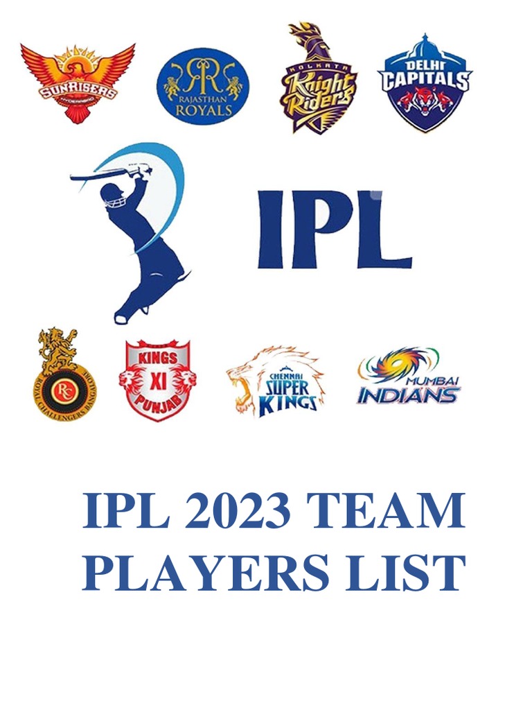 Instapdf - in Ipl 2023 Team Players List 703 | PDF | Forms Of Cricket ...
