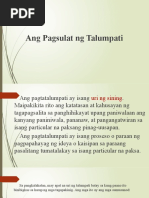 Mga Hakbang Sa Pagsulat NG Talumpati | PDF