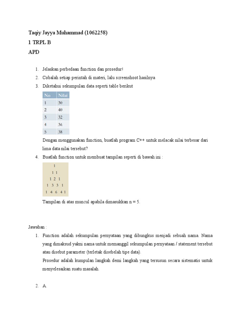 Tugas Function | PDF