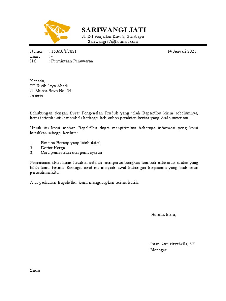 Surat Masuk Pdf