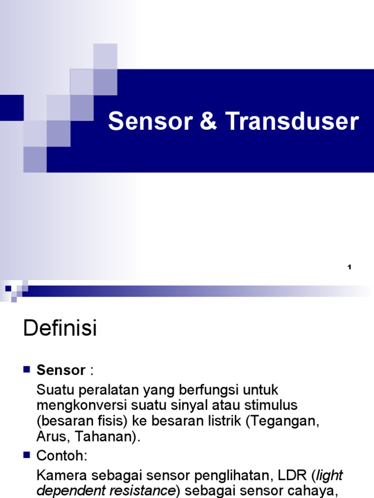 Sensor & Transduser | PDF