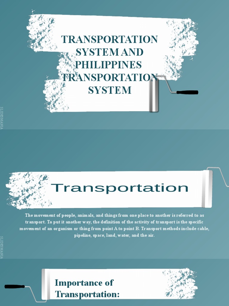 Transportation System and Philippines Transportation System | PDF ...