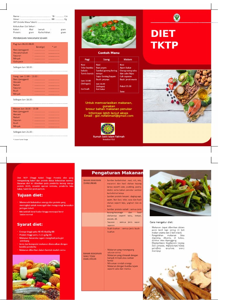 Leaflet Diet TKTP | PDF