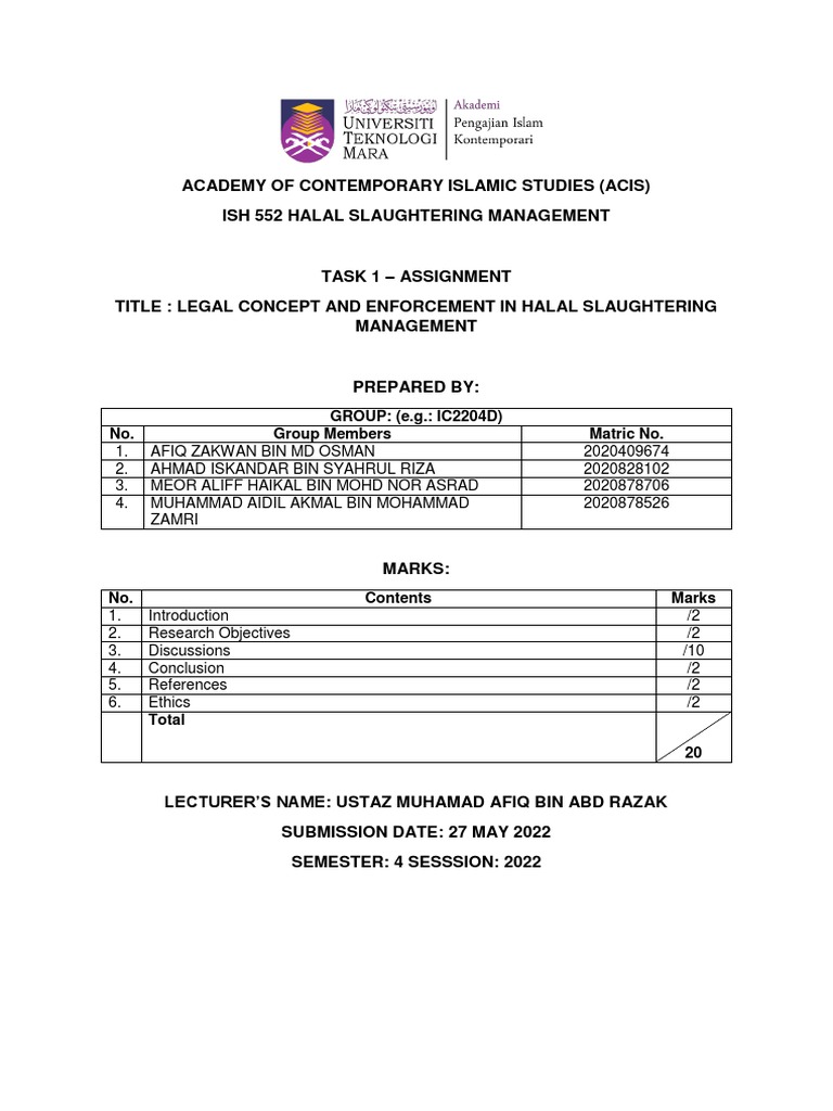Halal Slaughtering Management Laws | PDF | Slaughterhouse | Animal ...