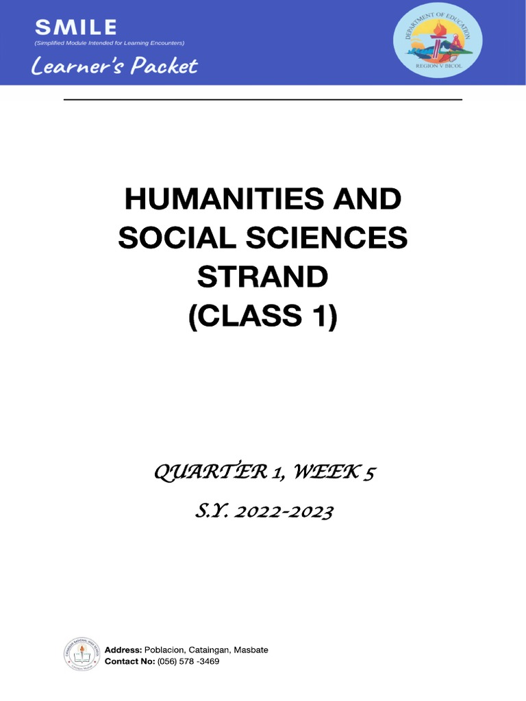 Humss Q1 Week5 | PDF | Phases Of Clinical Research | Writing