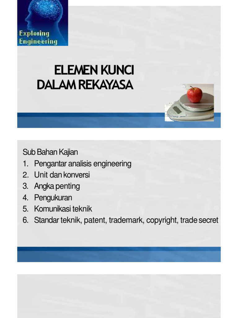 Modul Elemen Kunci Dalam Analisis Rekayasa Dan Desain | PDF