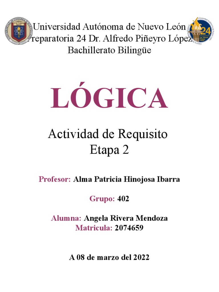 Arm Ar E2 Logica | PDF | Razón | Argumento