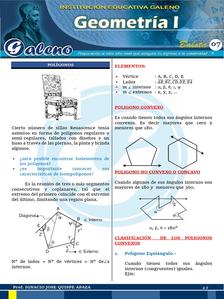 Geometria Plana 1º Iii Trimestre 2022 | PDF | Geometria clasica | Formas geométricas
