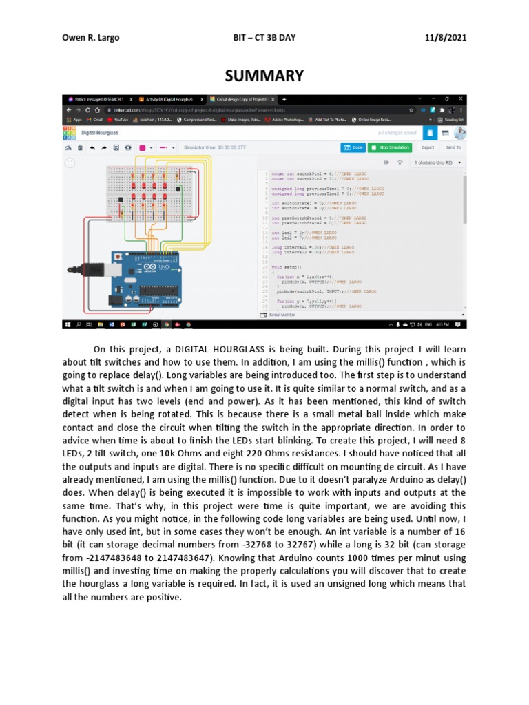 Summary Digital Hourglass | PDF