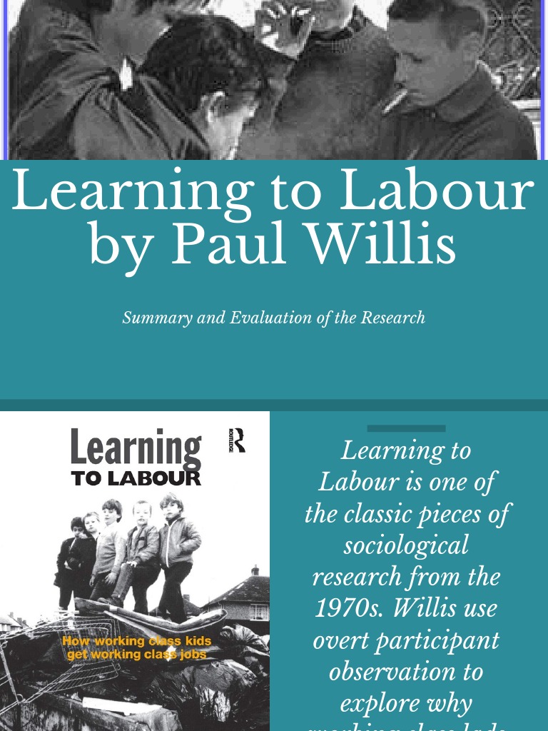 Paul Willis: Learning to Labour Analysis | PDF | Behavioural Sciences