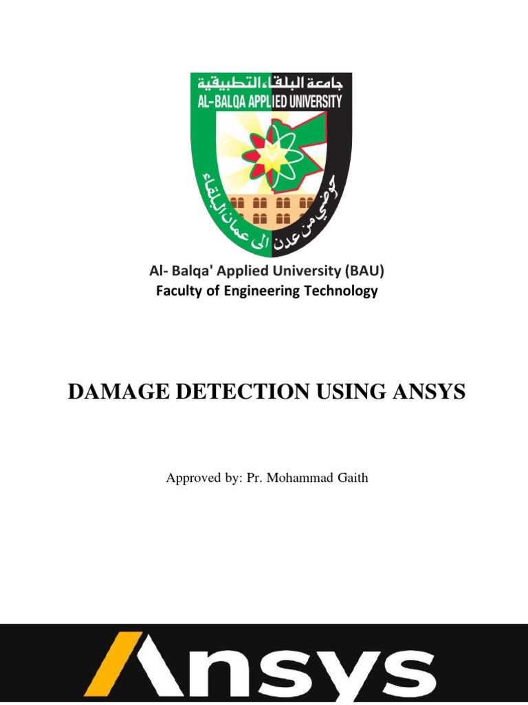 Damage Detection Using Ansys | PDF | Fracture Mechanics | Fracture