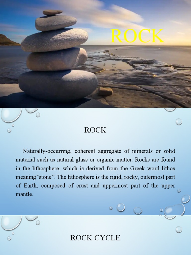 Rocks | PDF | Rock (Geology) | Sedimentary Rock
