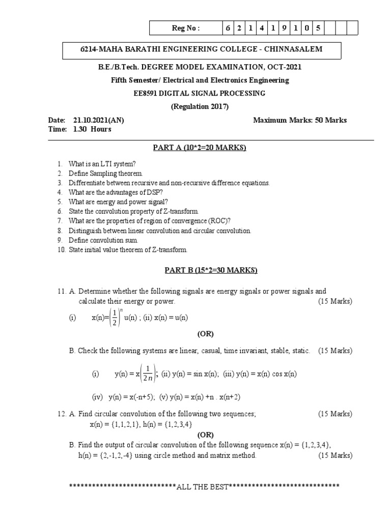 DSP Iat-1 | PDF | Convolution | Digital Signal Processing