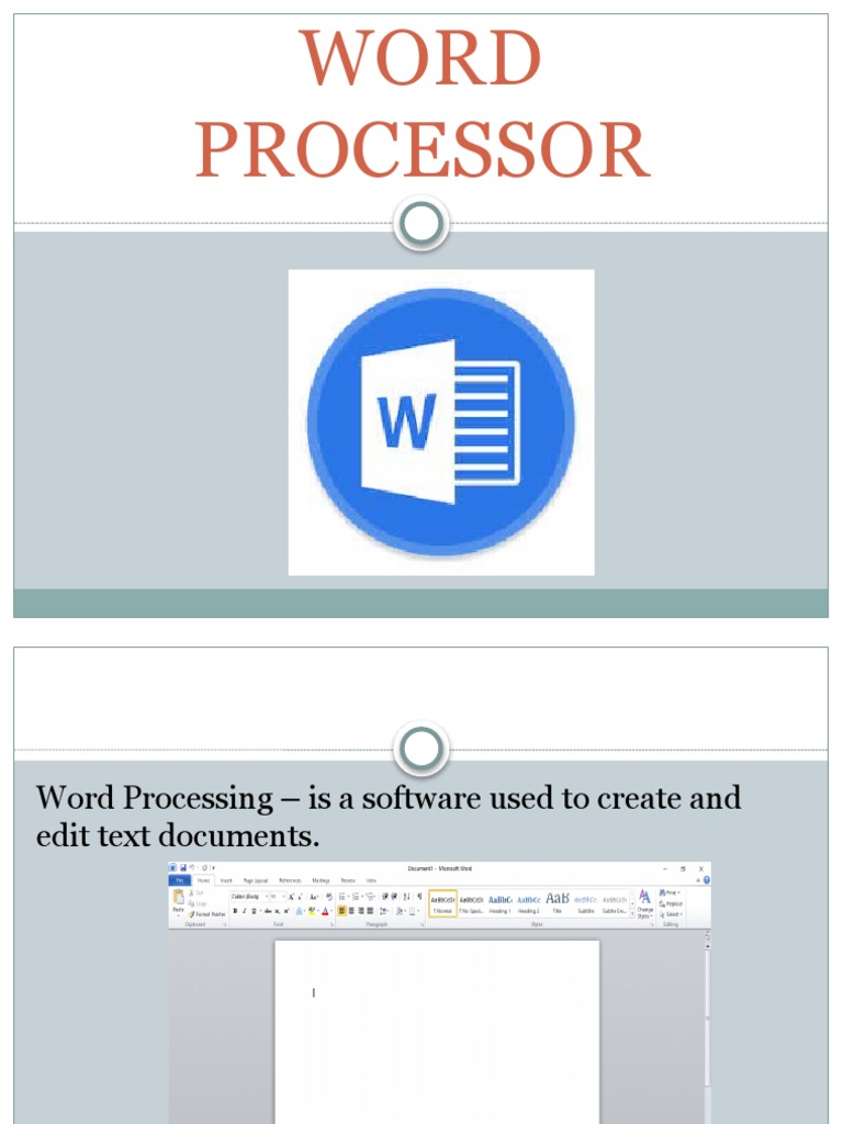 Word Processor | PDF | Microsoft Word | Pages (Word Processor)
