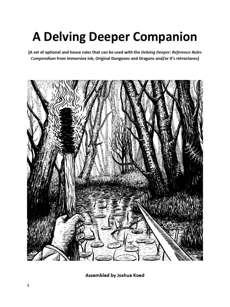 A Delving Deeper Companion. Version 2.1 | PDF | Sausage | Elf (Dungeons & Dragons)