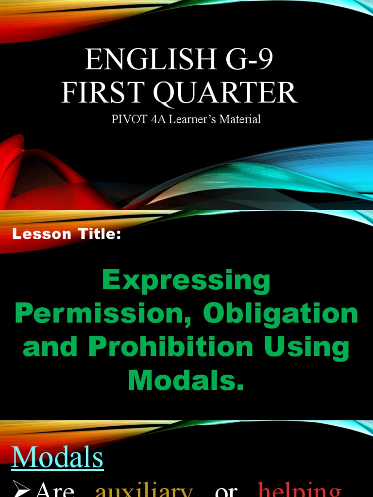 Eng9-1st Quarter | PDF