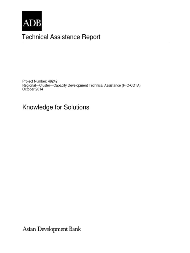 ADB Technical Assistance Overview 2014 | PDF | Asian Development Bank ...