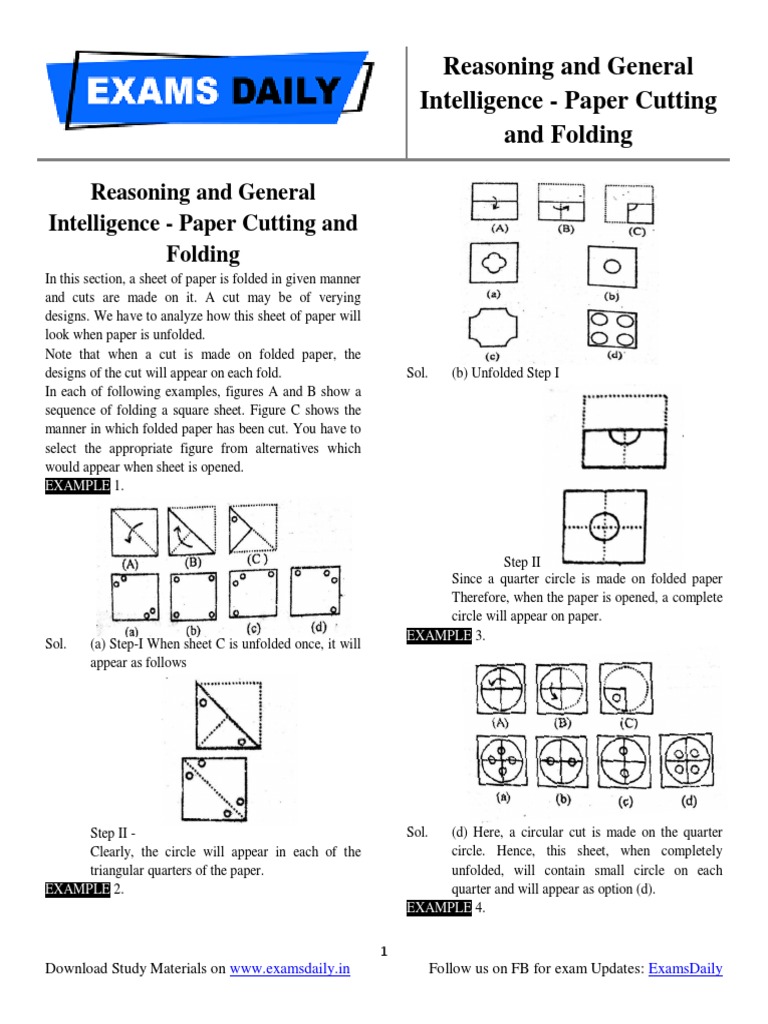 Paper Cutting Folding | PDF | Paper