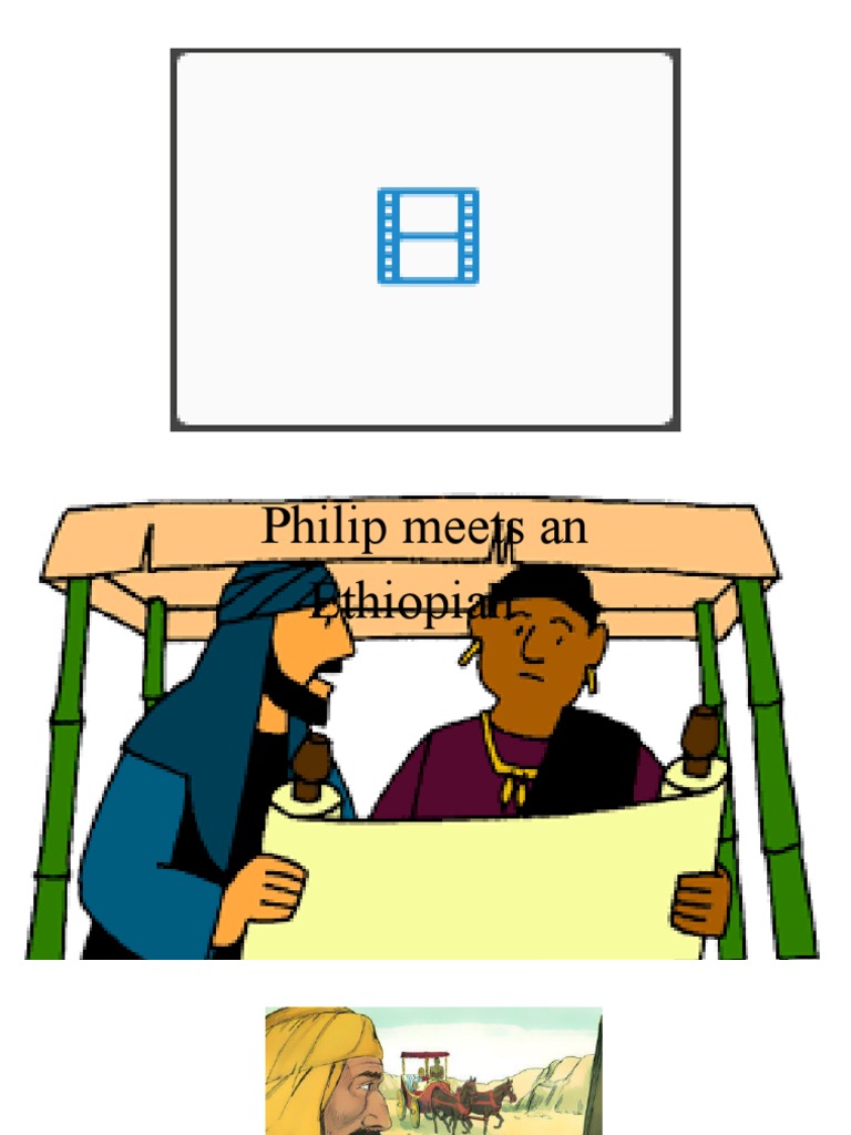 Philip Meets An Ethiopian | PDF | Jesus | Baptism