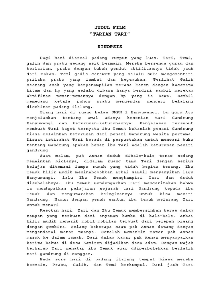 Contoh NASKAH FILM 2022 | PDF