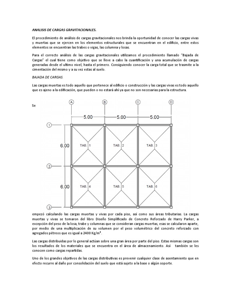 Bajada de Cargas Armando | PDF | Hormigón | Diseño ambiental