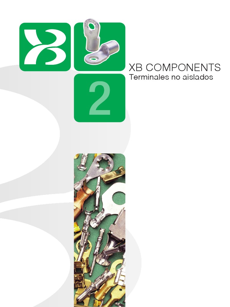 xb2 Catalogo Terminales y Conectores | PDF | Elementos químicos ...