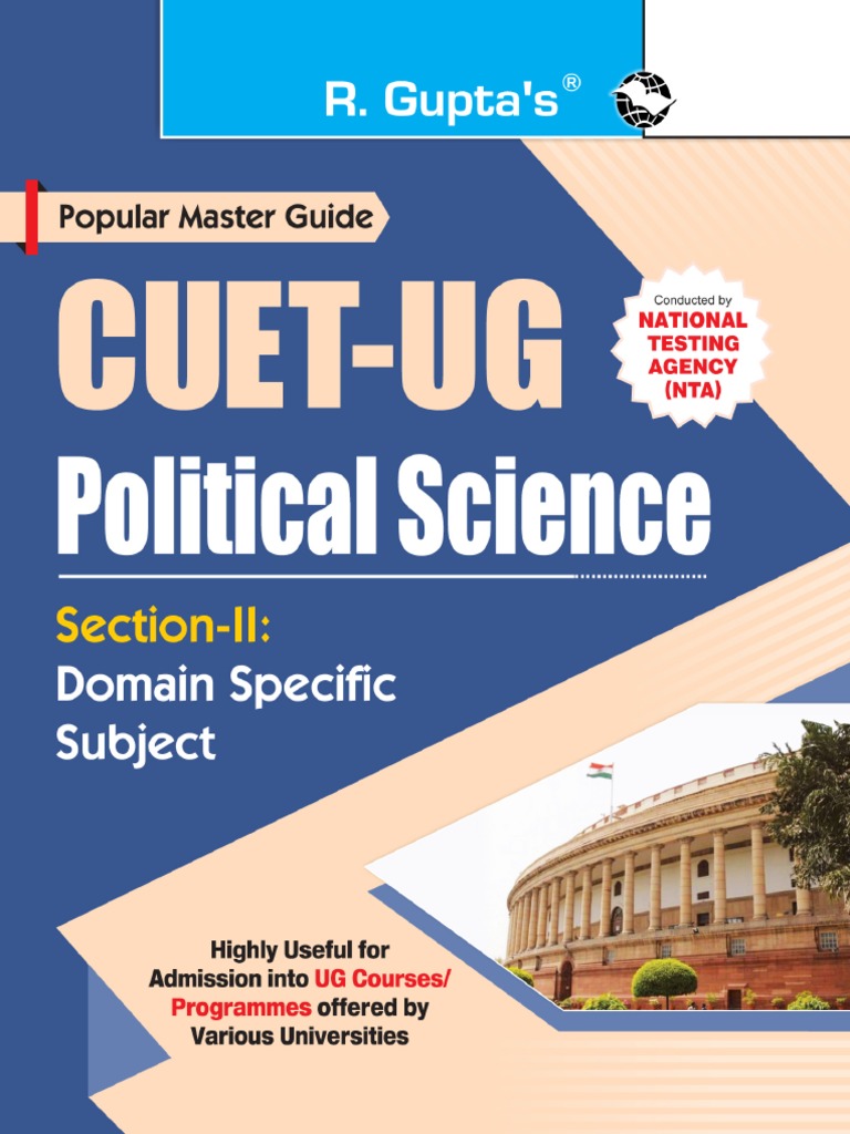 R Gupta's Popular Master Guide For CUET UG Political Science 2022 | PDF ...