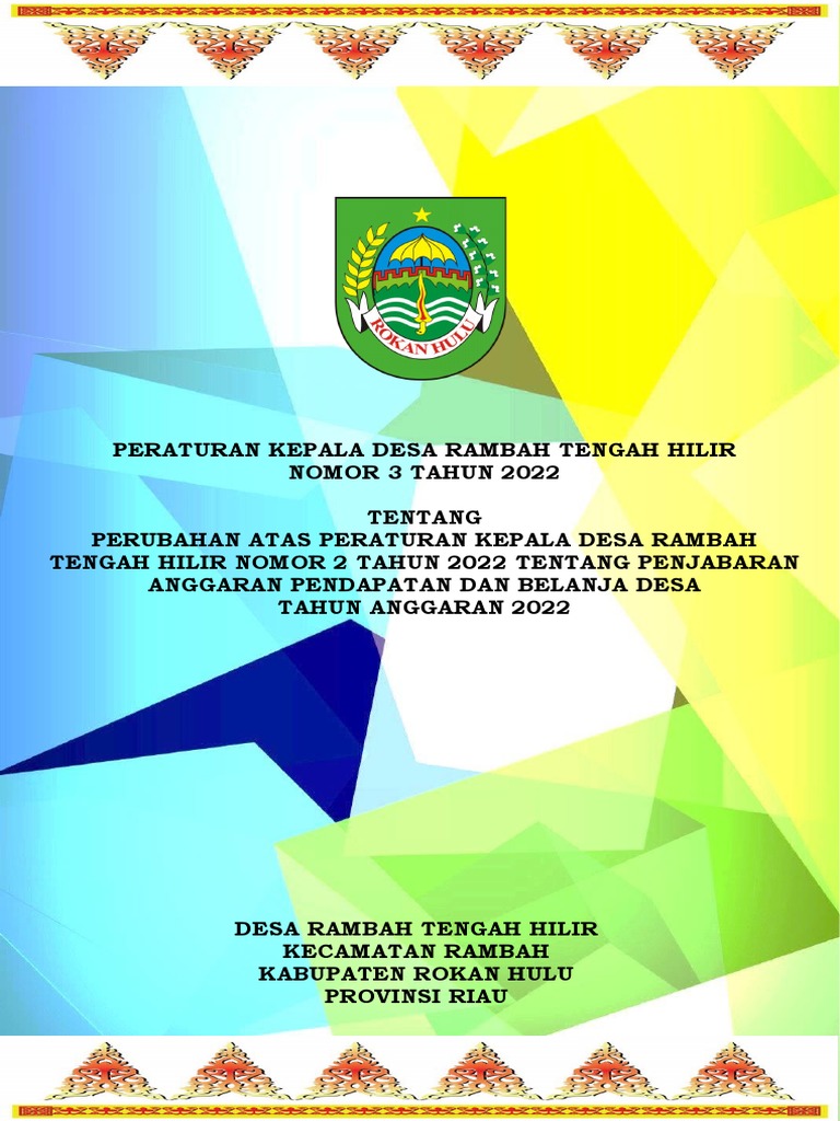 1.cover Perkades Apbdes 2021 Ok | PDF