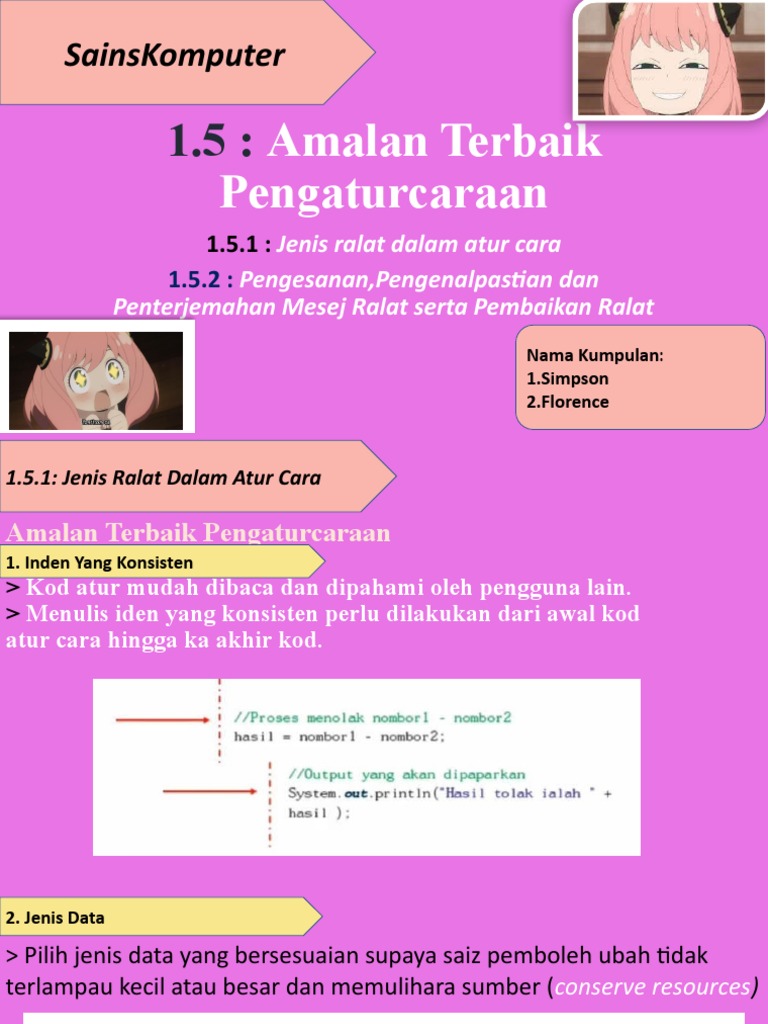 Sains Komputer: Amalan Terbaik Pengaturcaraan | PDF