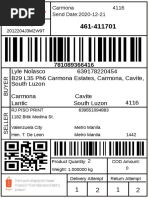 Sample JNT Waybill | PDF