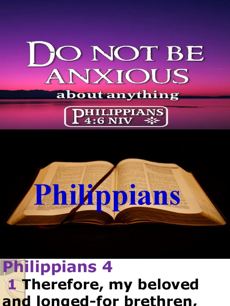 Be Anxious For Nothing | PDF | Prayer | Paranoia