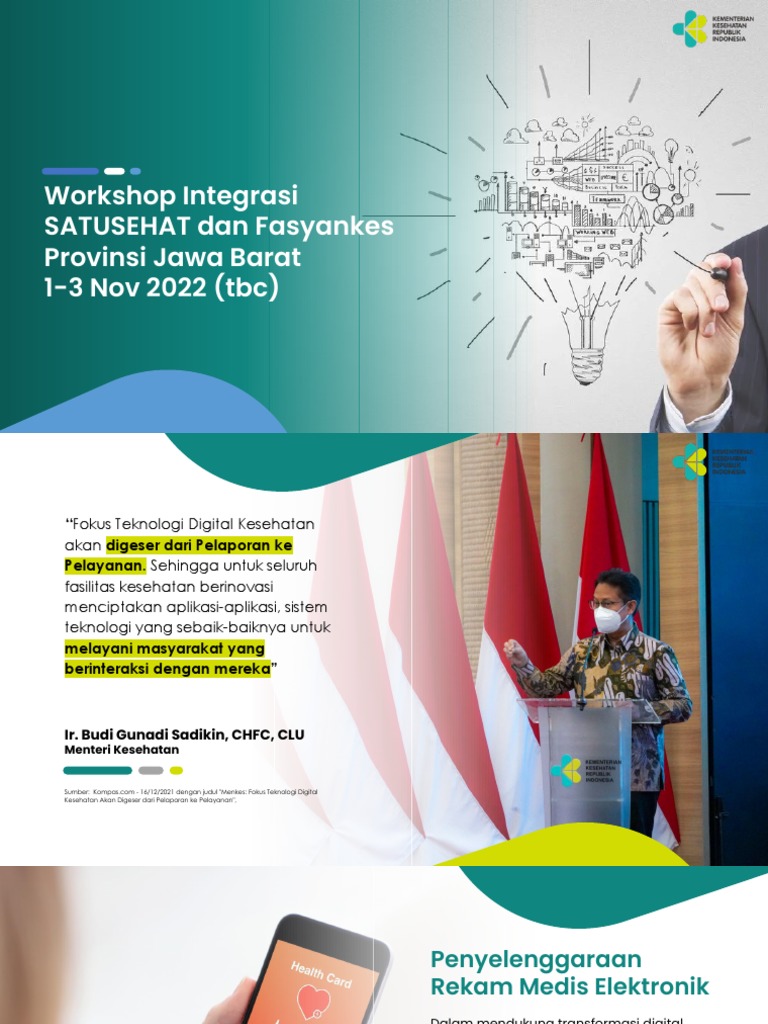 Workshop SATUSEHAT Jawa Barat | PDF