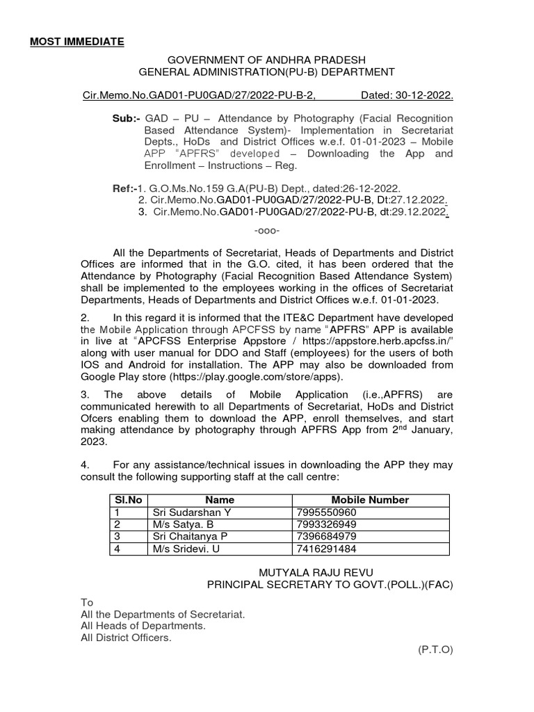 FRS APP Cir | PDF | Mobile App | Information Technology Management